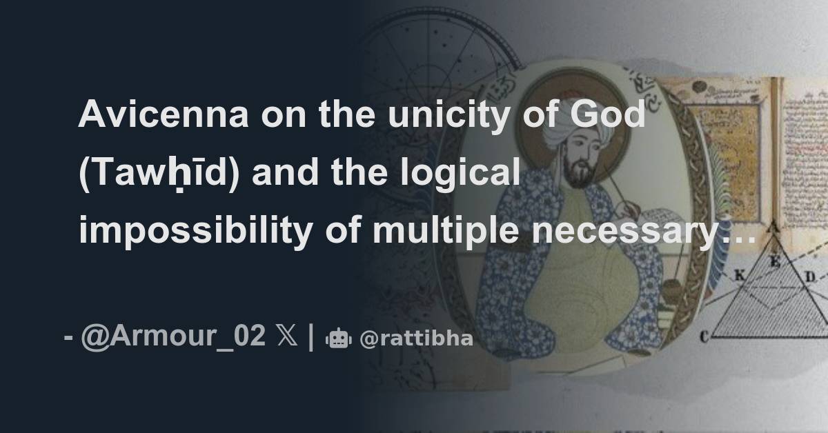 Avicenna on the unicity of God (Tawḥīd) and the logical impossibility ...