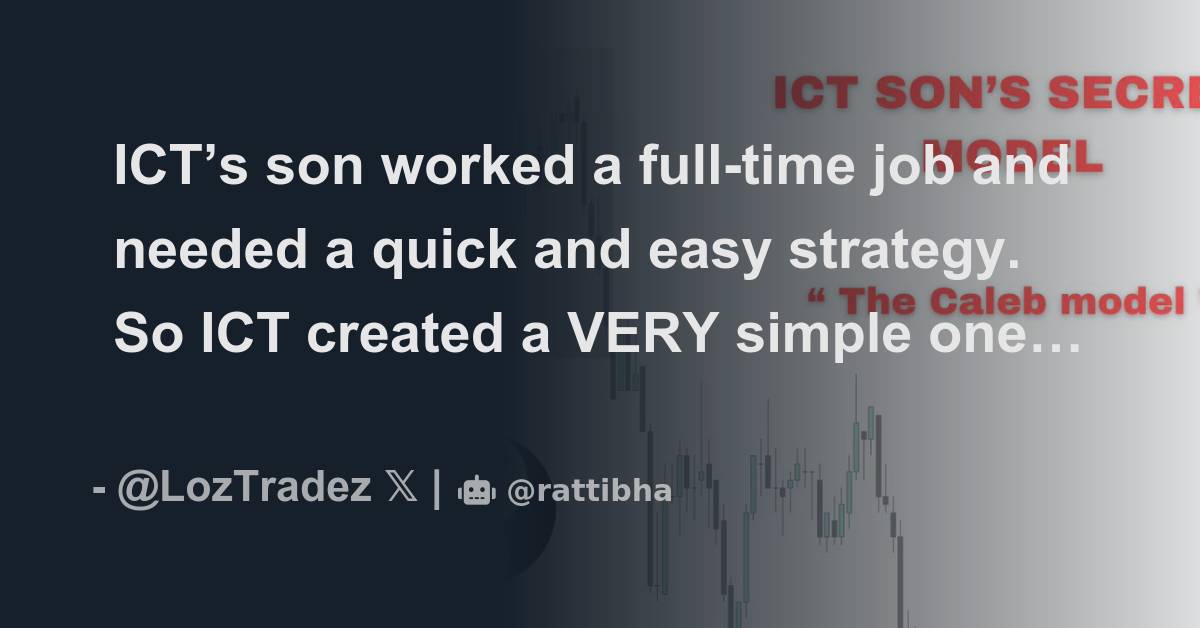 ICT’s son worked a full-time job and needed a quick and easy strategy ...