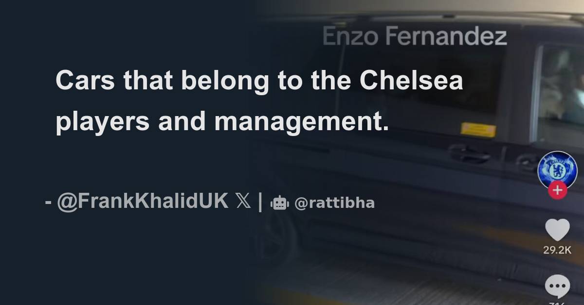 Cars that belong to the Chelsea players and management. - Thread from ...