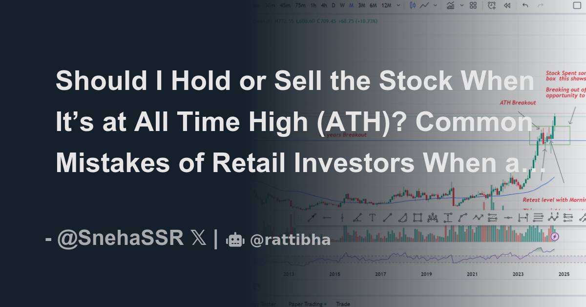 Should I Hold or Sell the Stock When It’s at All Time High (ATH ...