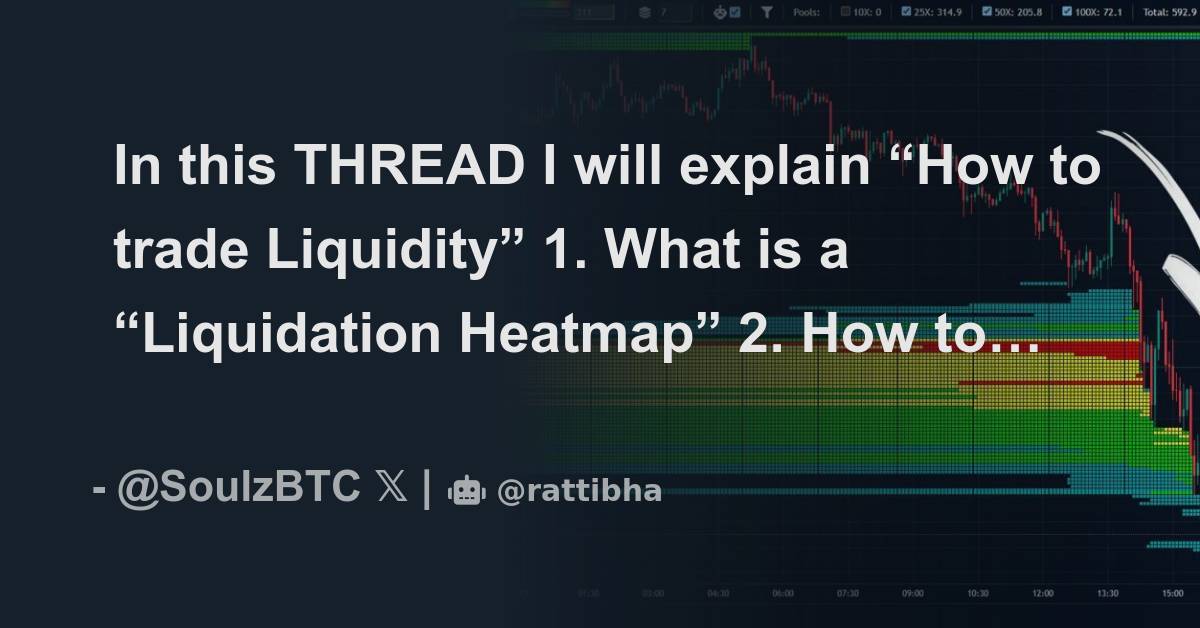 In this THREAD I will explain “How to trade Liquidity” 1. What is a ...