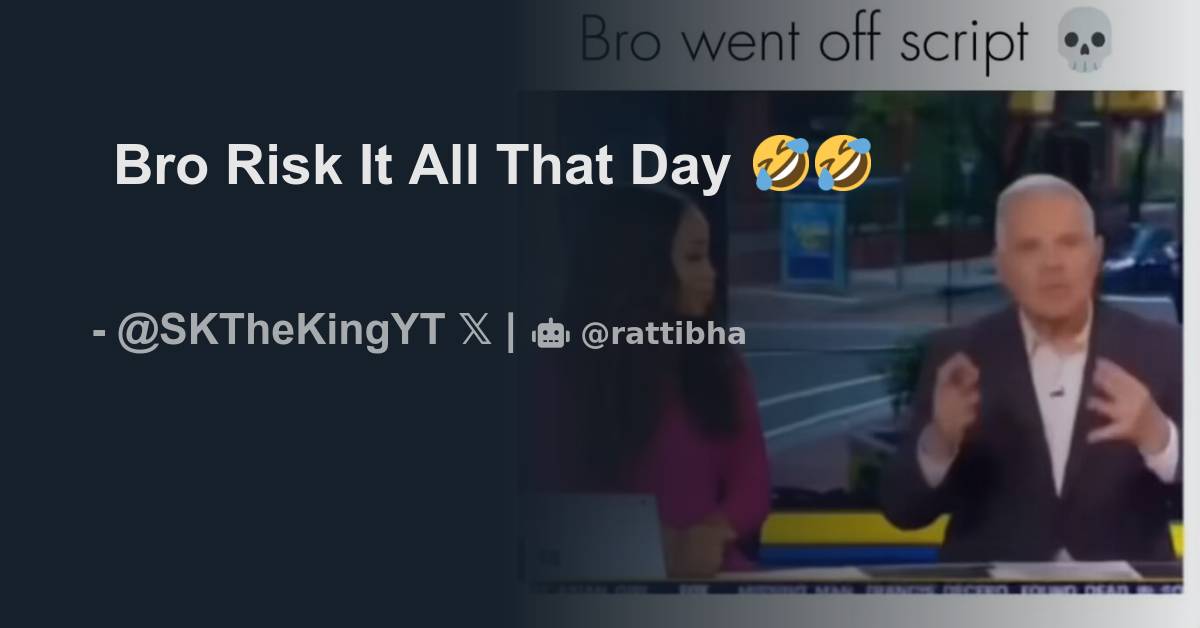 Bro Risk It All That Day 🤣🤣 - Thread from Shawn K The King @SKTheKingYT ...