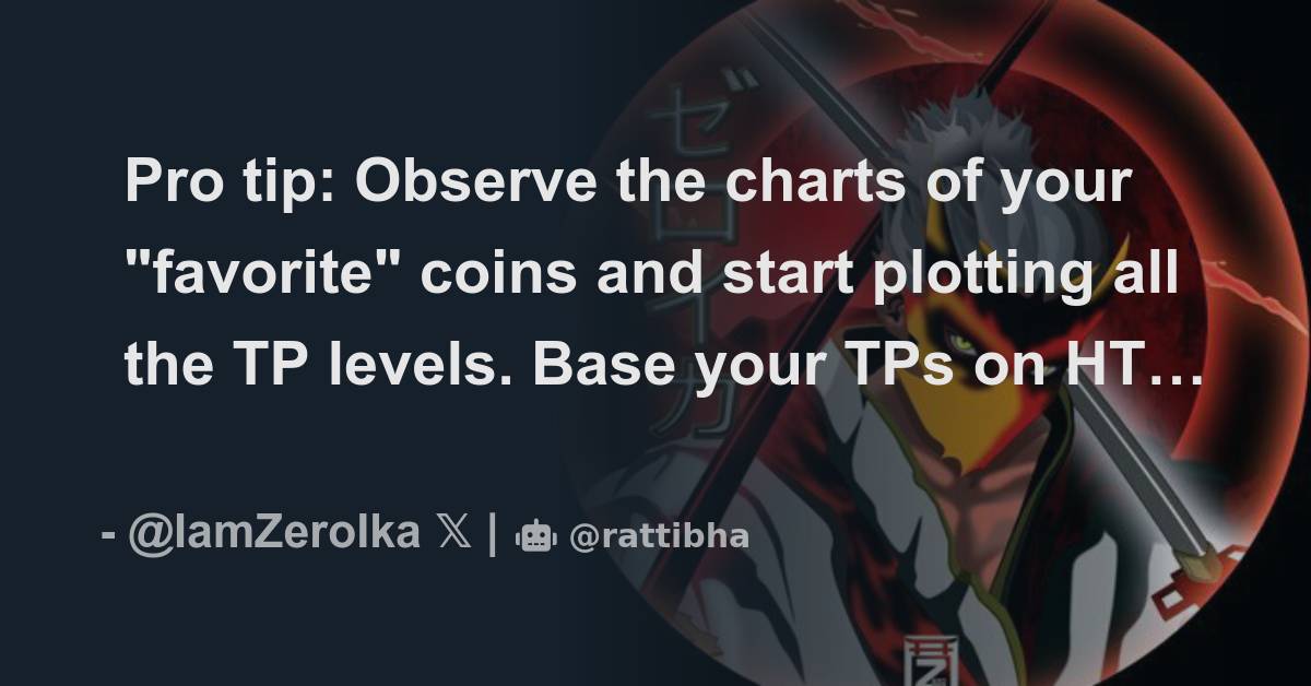 Pro tip: Observe the charts of your "favorite" coins and start plotting ...