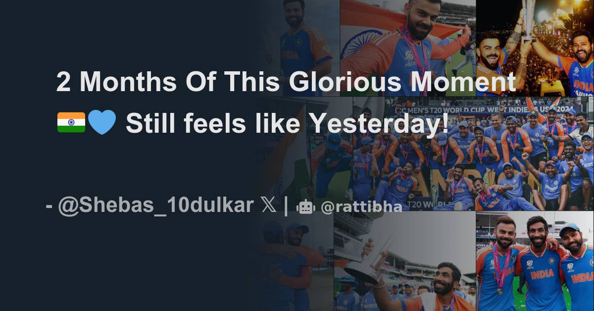 2 Months Of This Glorious Moment 🇮🇳💙 Still feels like Yesterday! - Thread from 𝑺𝒉𝒆𝒃𝒂𝒔 @Shebas ...