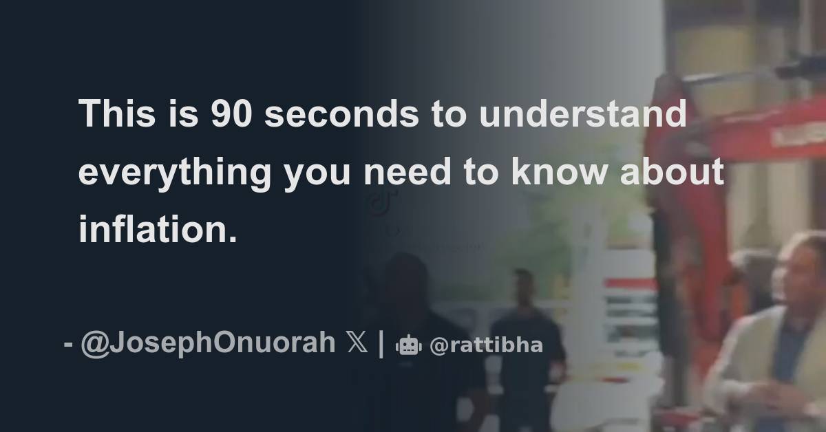 This is 90 seconds to understand everything you need to know about ...