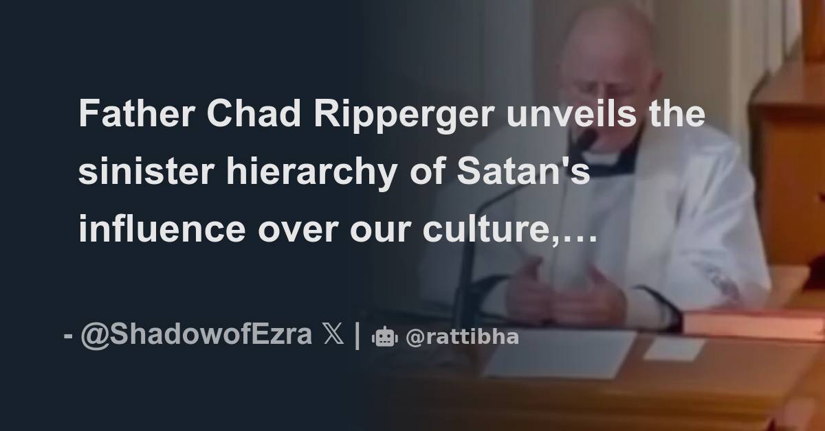 Father Chad Ripperger unveils the sinister hierarchy of Satan's ...