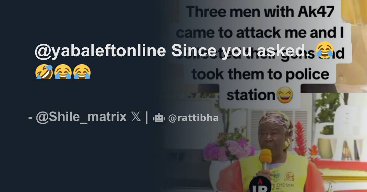 @yabaleftonline Since you asked. 😂🤣😂😂 - المسلسل من Avocado 🥑 @Shile_matrix - رتبها