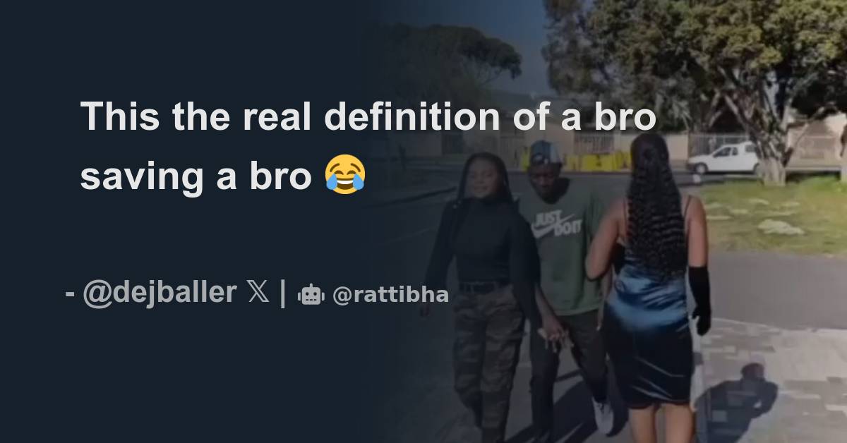 This the real definition of a bro saving a bro 😂 - المسلسل من Deji Sama ...