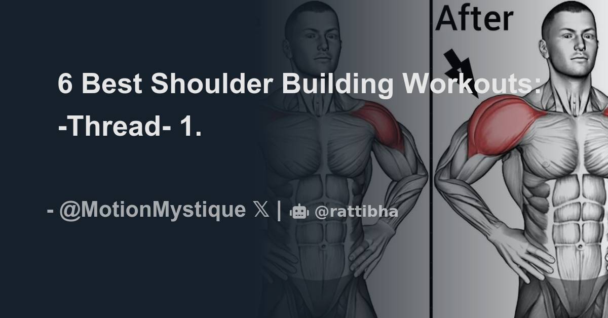 6 Best Shoulder Building Workouts: -Thread- - Thread from ...