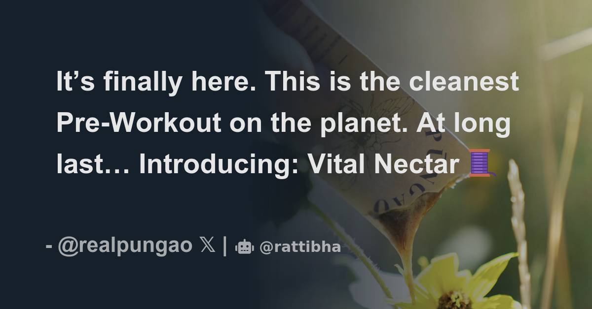 It’s finally here. This is the cleanest Pre-Workout on the planet. At ...