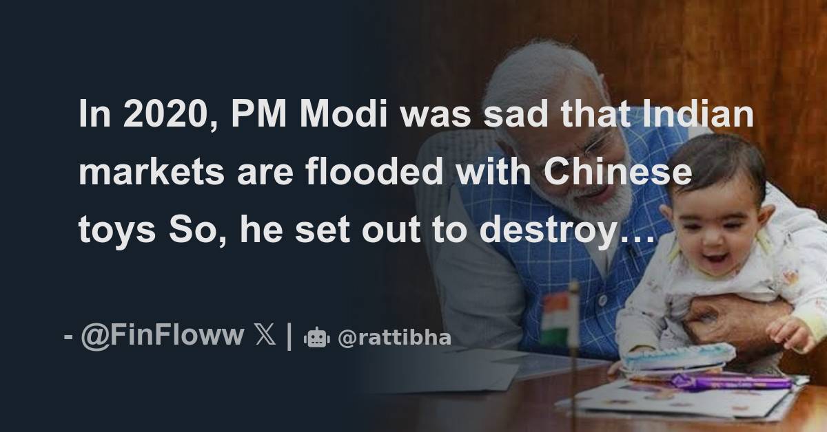 In 2020, PM Modi was sad that Indian markets are flooded with Chinese ...