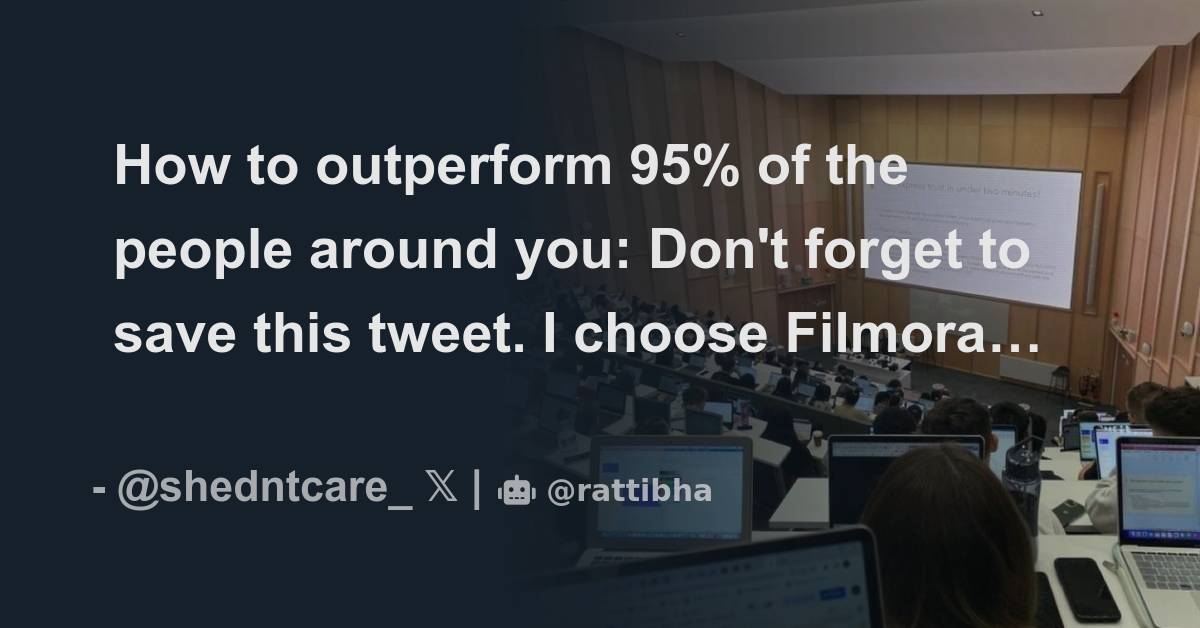 How to outperform 95% of the people around you: Don't forget to save ...