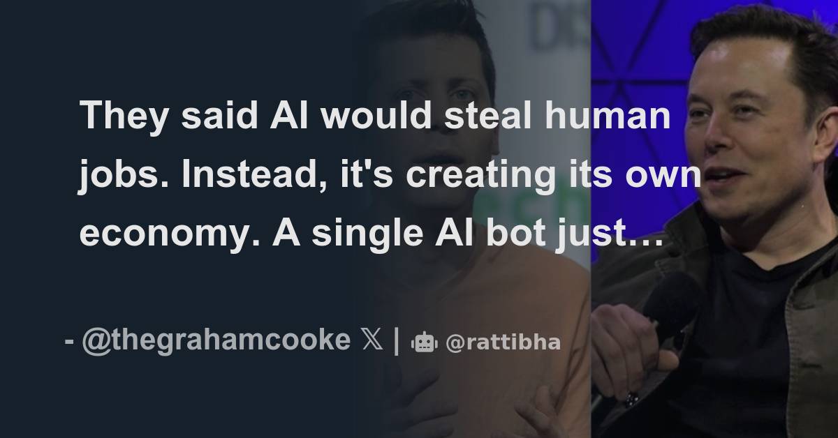 They said AI would steal human jobs. Instead, it's creating its own ...