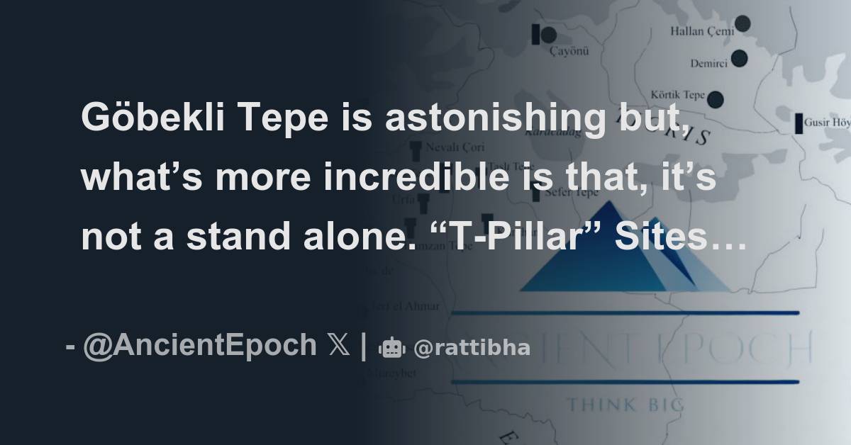 Göbekli Tepe is astonishing but, what’s more incredible is that, it’s ...