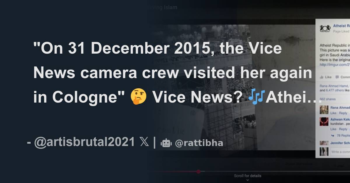 "On 31 December 2015, the Vice News camera crew visited her again in ...