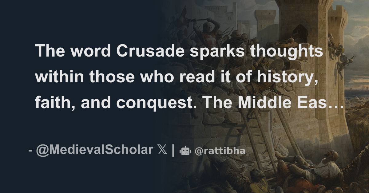 The word Crusade sparks thoughts within those who read it of history, faith, and conquest. The ...