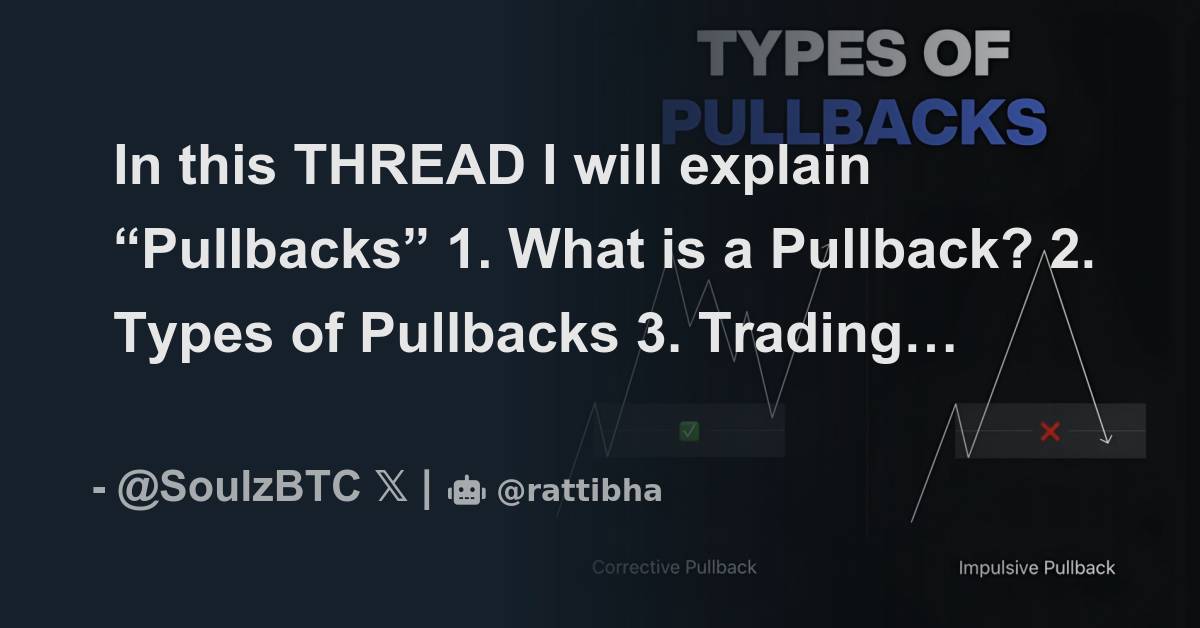 In this THREAD I will explain “Pullbacks” 1. What is a Pullback? 2 ...