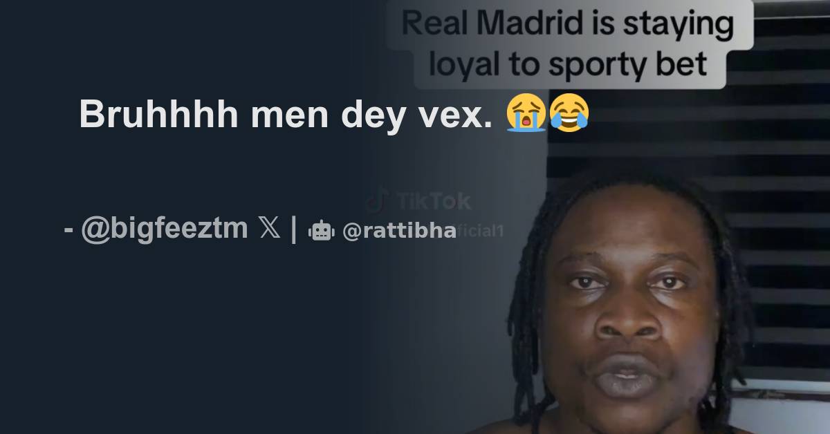Bruhhhh men dey vex. 😭😂 - Thread from FEEZ @bigfeeztm - Rattibha