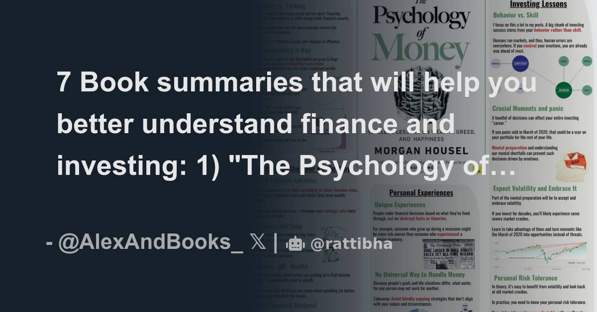 7 Book summaries that will help you better understand finance and ...
