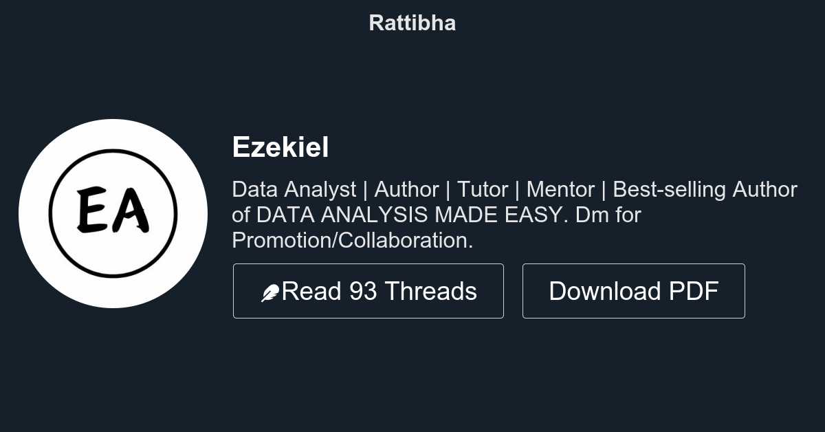 كاتب هذه السلسة: Ezekiel - رتبها